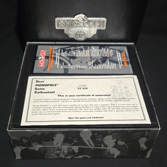 USopoly | Games | Open Box Never Played 998 Monopoly Harley Davidson ...